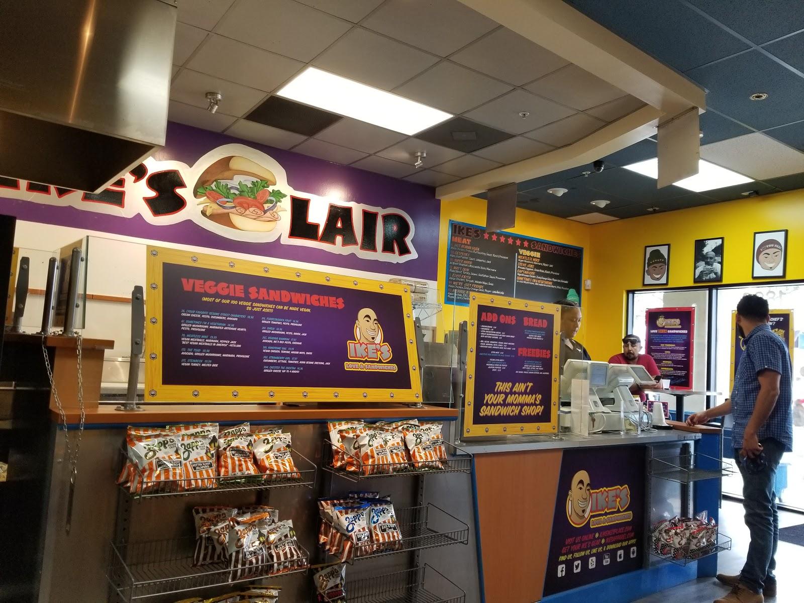 Ike's Love & Sandwiches menu in Mountain View, California, USA