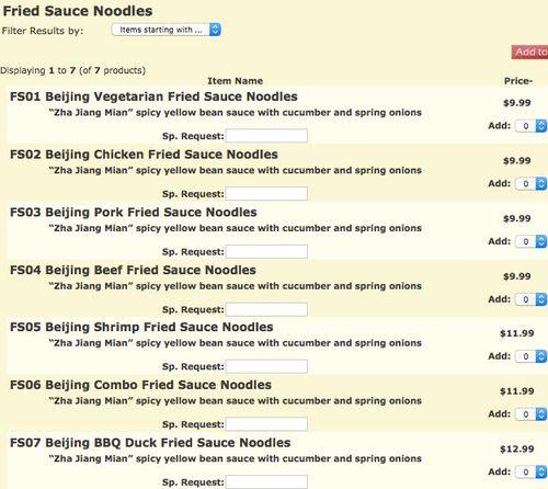 John Holly's Asian Bistro menu in Denver, Colorado, USA