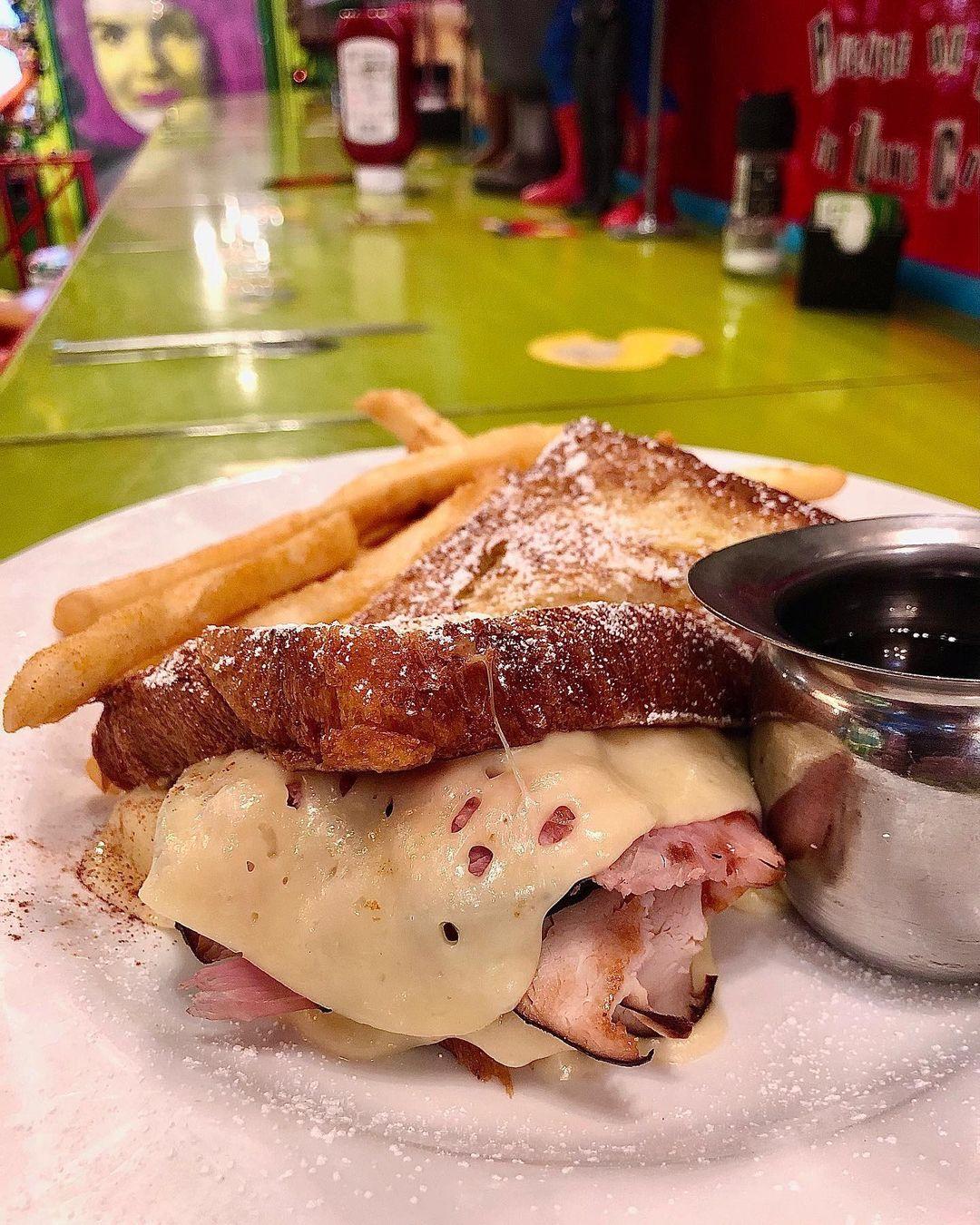 The PaperMoon Diner menu in Baltimore, Maryland, USA