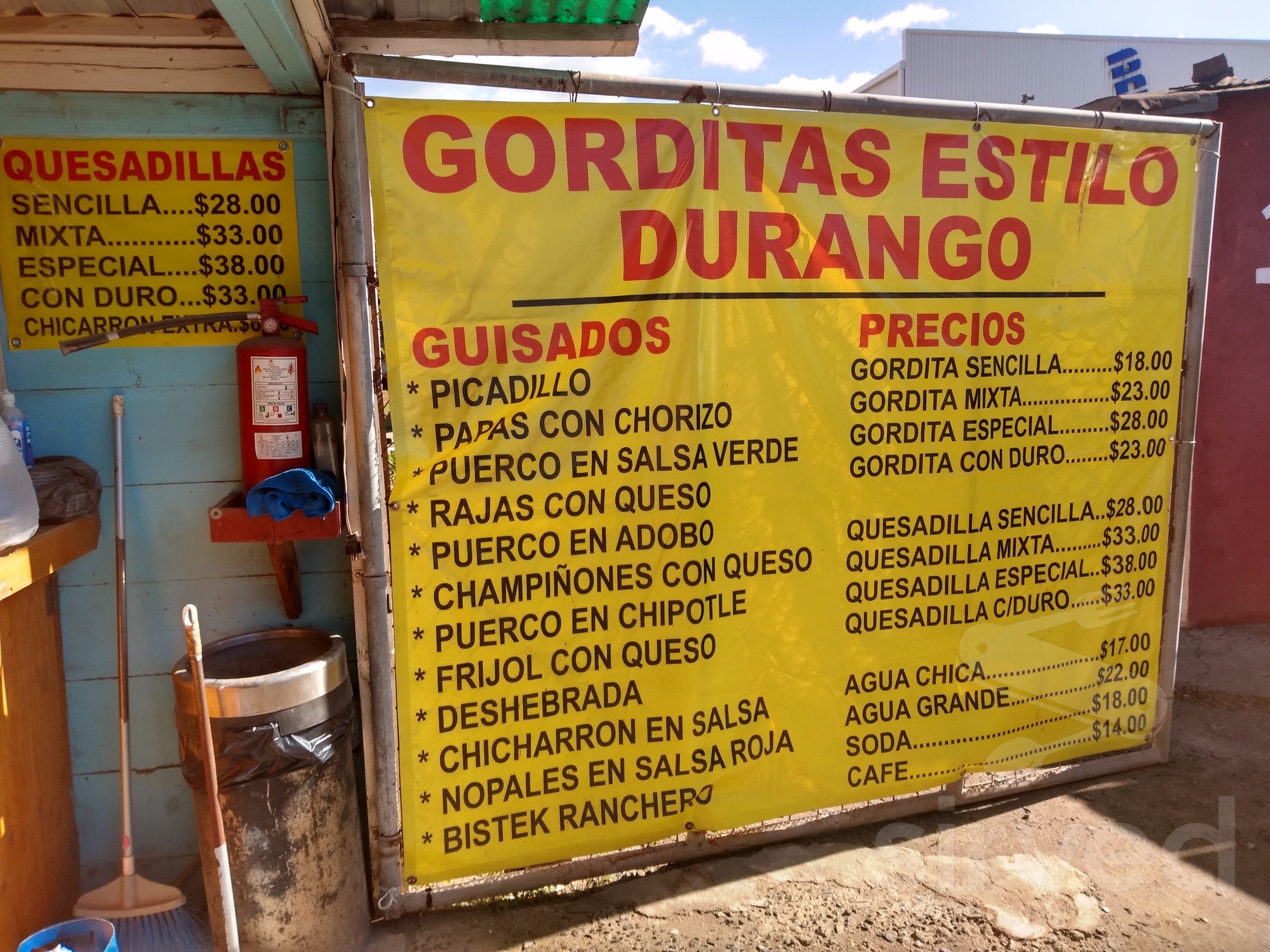 Gorditas Estilo Durango menu in 22785 Ensenada, B.C., Mexico
