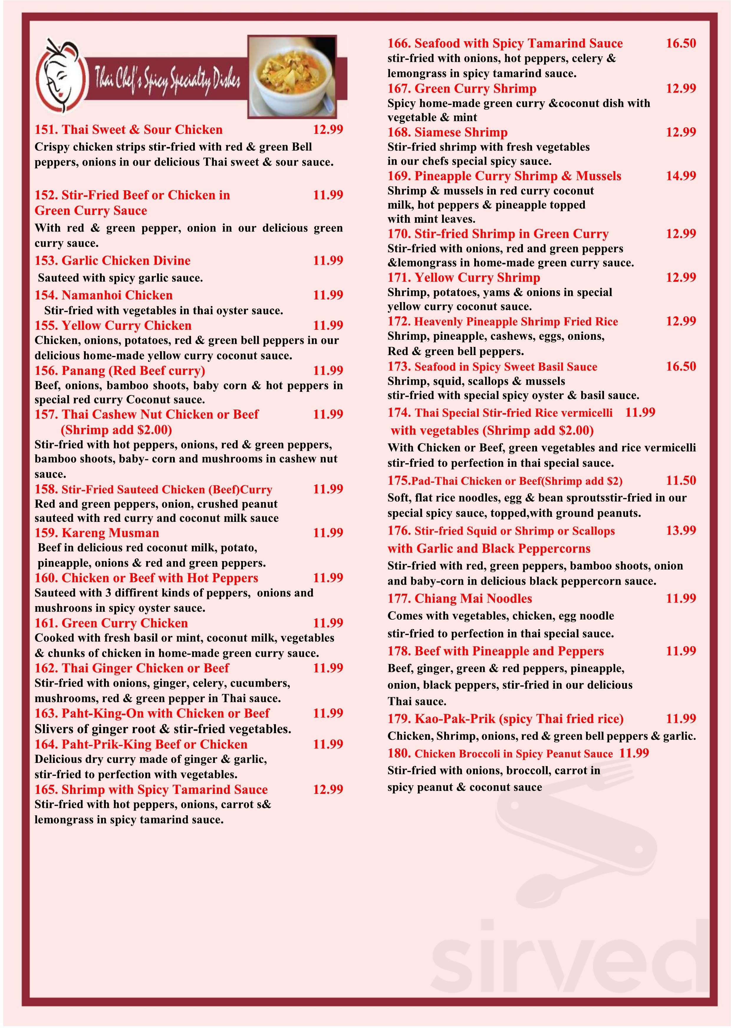 China Doll Dining menus in Regina, Saskatchewan, Canada