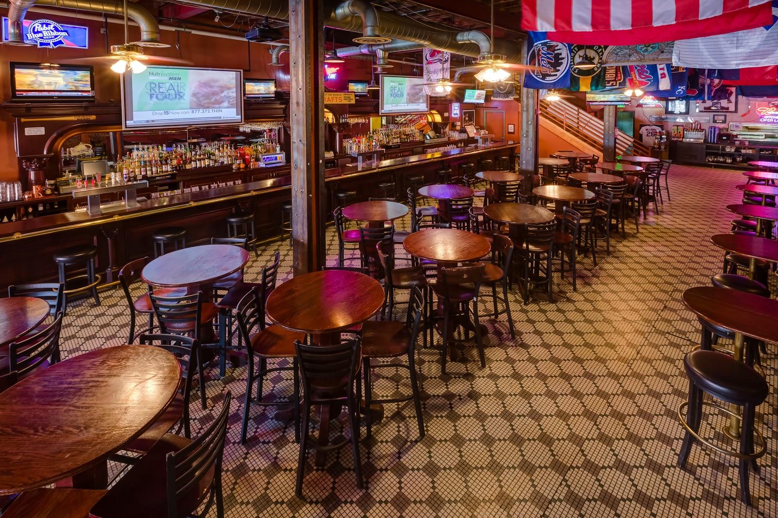 Sports Column menu in Denver, Colorado, USA