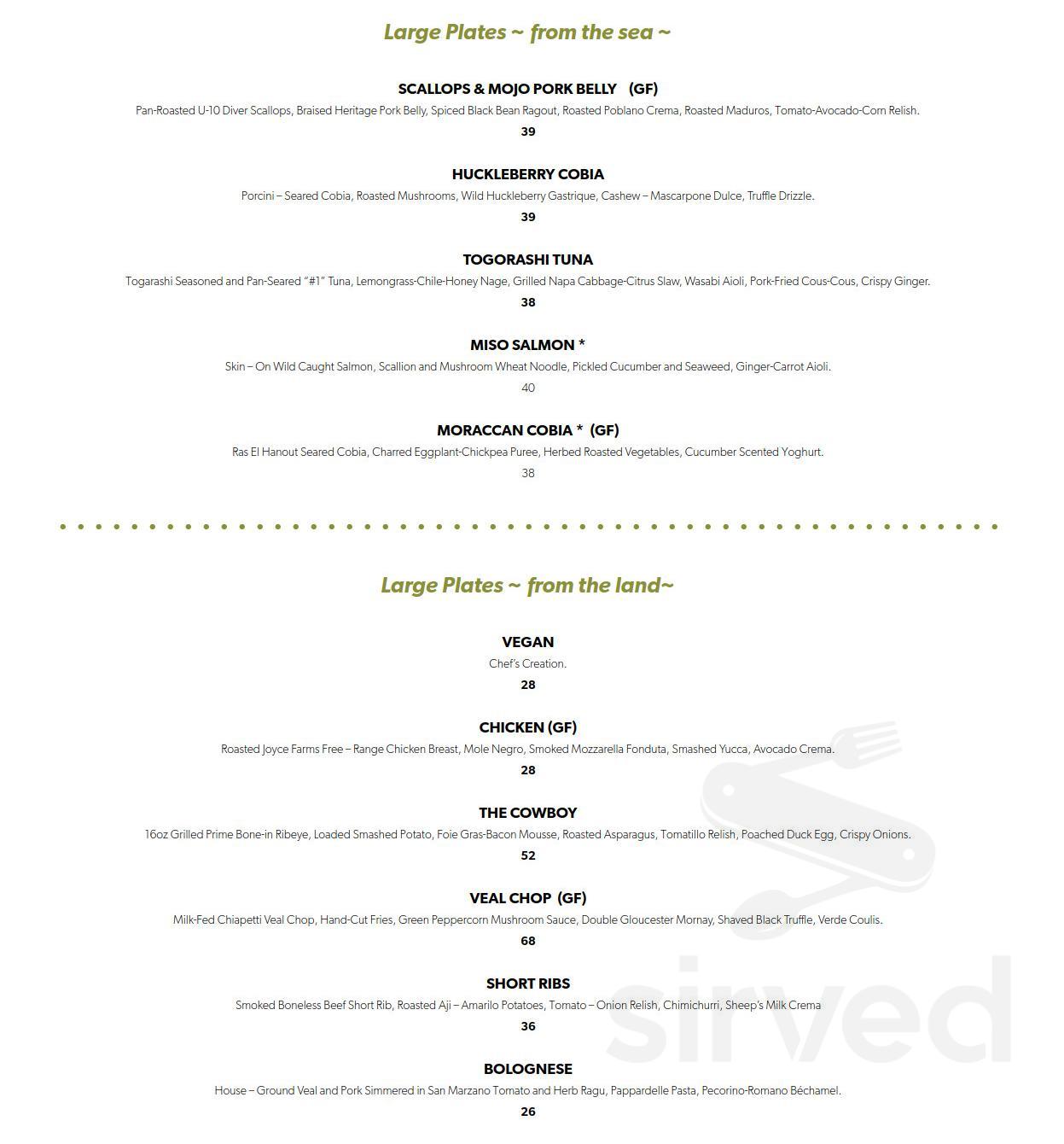 Fuse menus in Naples, Florida, United States