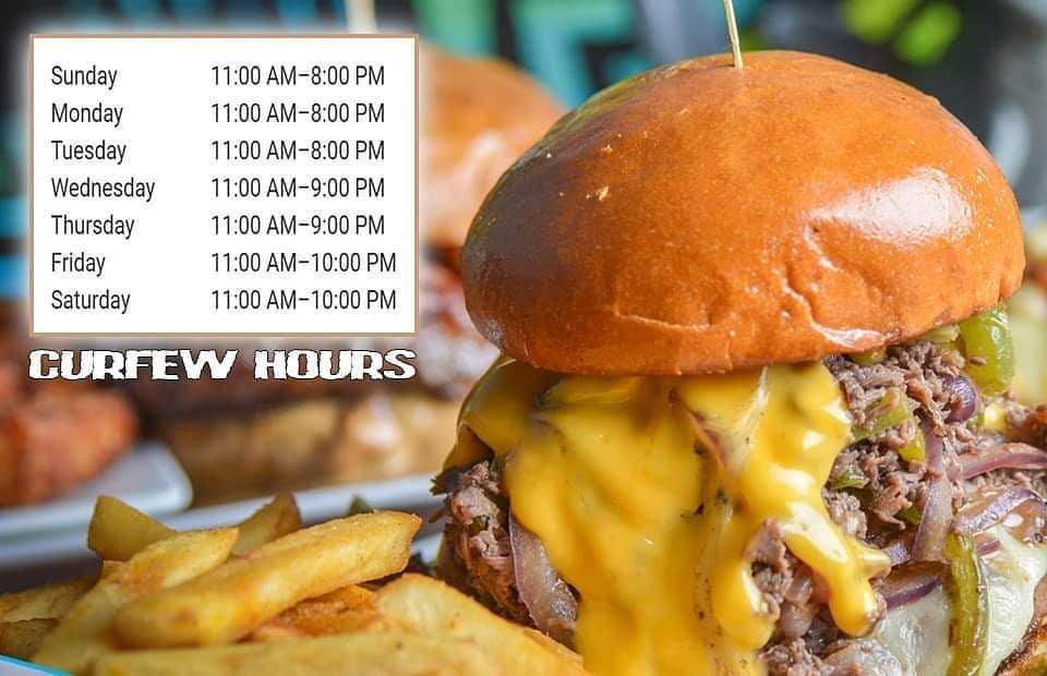 Rehab Burger Therapy menu in Scottsdale, Arizona, USA
