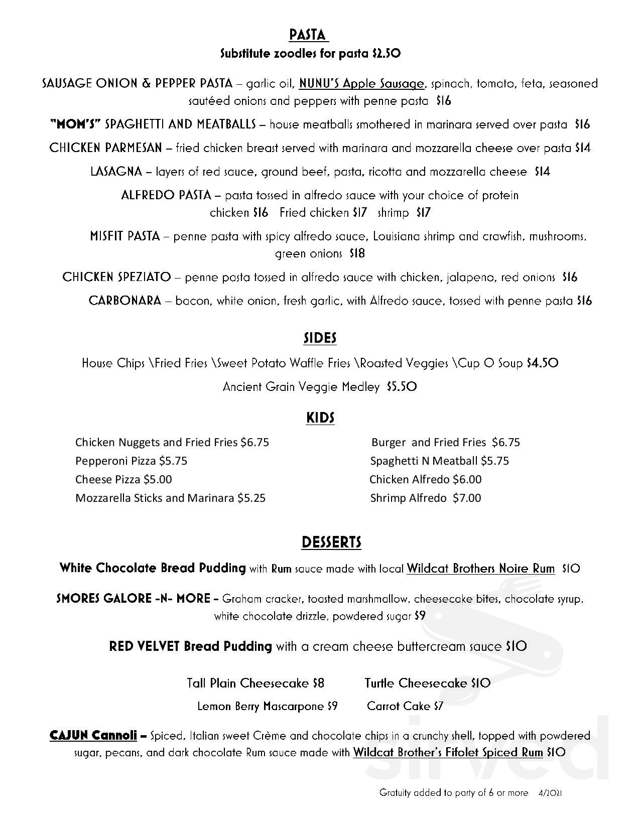 Misfits Dine & Drink in Broussard, Louisiana, United States