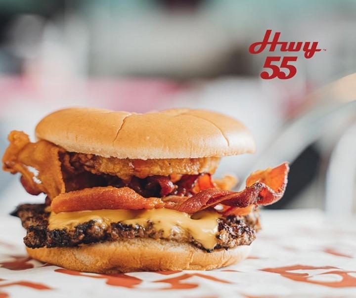 Hwy 55 Burgers, Shakes & Fries menu in Fayetteville, Tennessee, USA