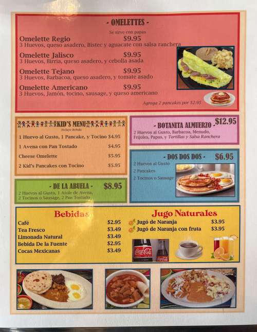 El Portón Mexican Restaurant McAllen menu in McAllen, Texas, USA