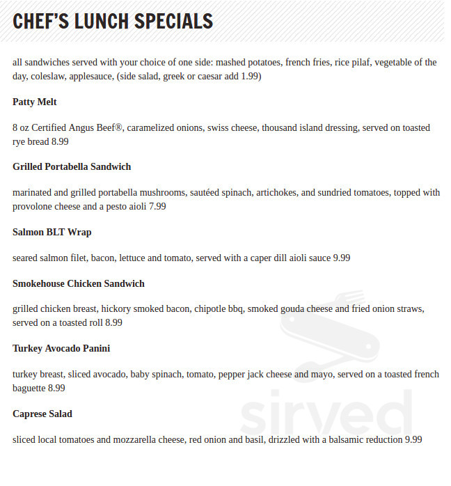 C&D Bar & Grill menu in New Oxford, Pennsylvania, USA