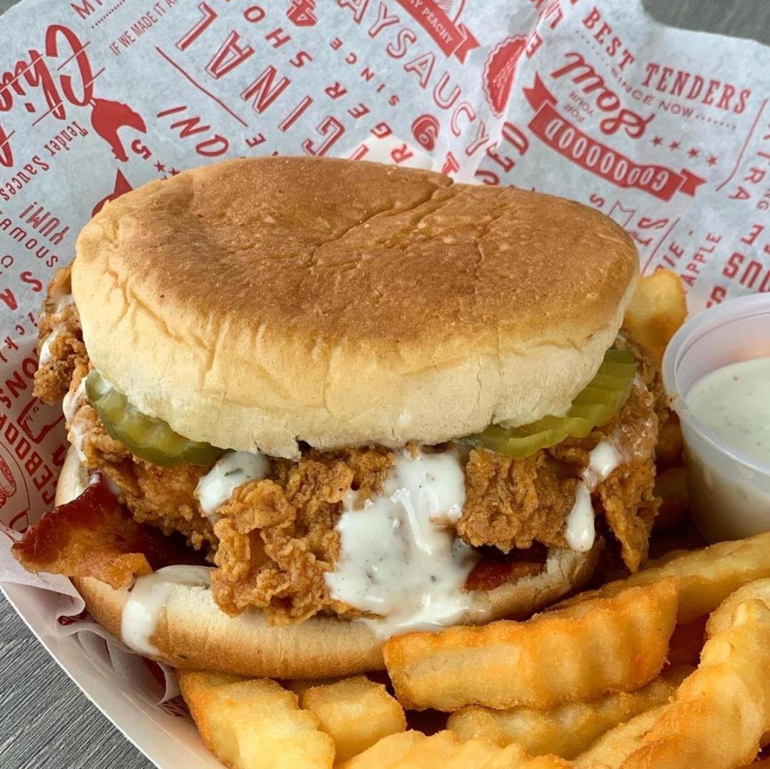 Milo's Hamburgers menu in Montgomery, Alabama, USA