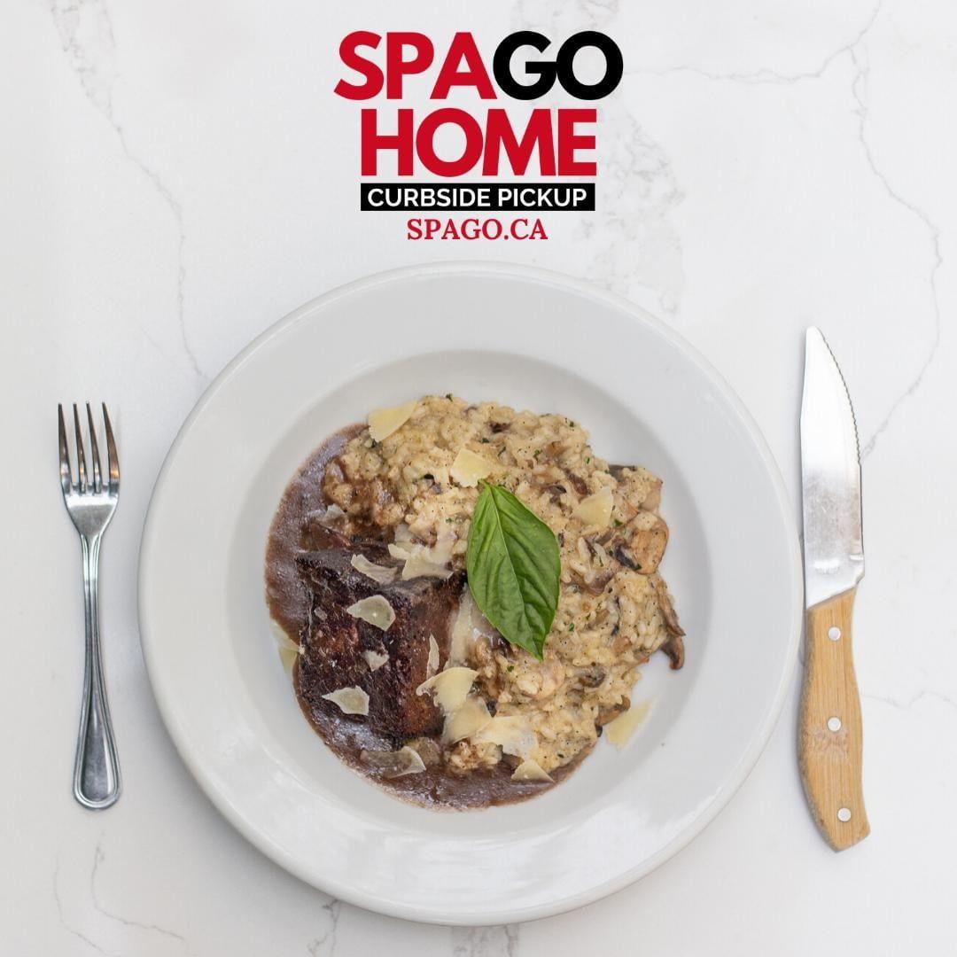 Spago Trattoria menu in Windsor, Ontario, Canada