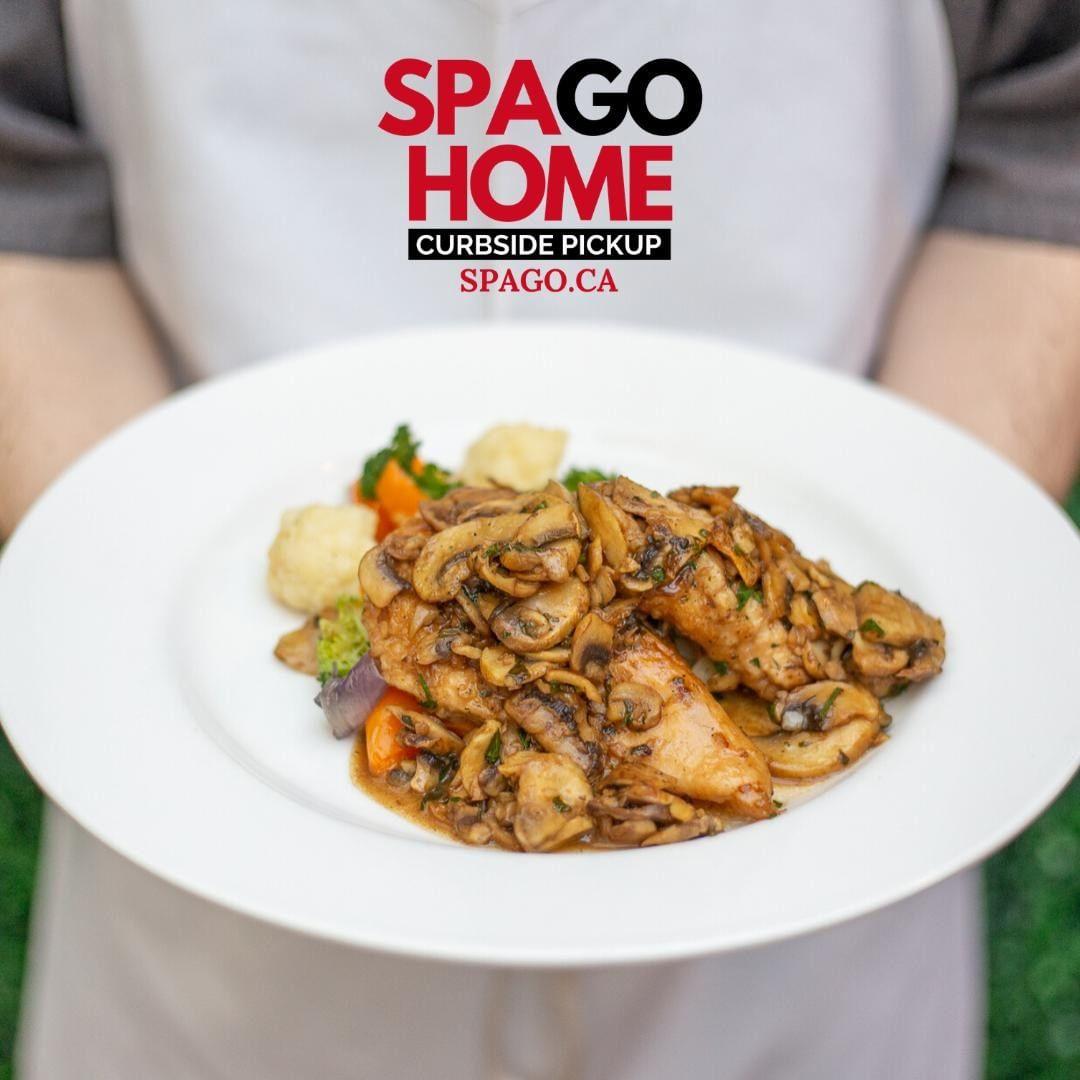 Spago Trattoria menu in Windsor, Ontario, Canada