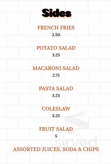 Bagelman menus in Danbury, Connecticut, United States