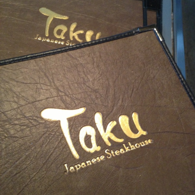 Menu for Taku Japanese Steakhouse in Kokomo, IN | Sirved