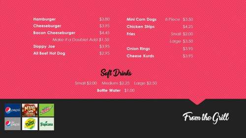 Buckboard menu in Lakeville, Minnesota, USA