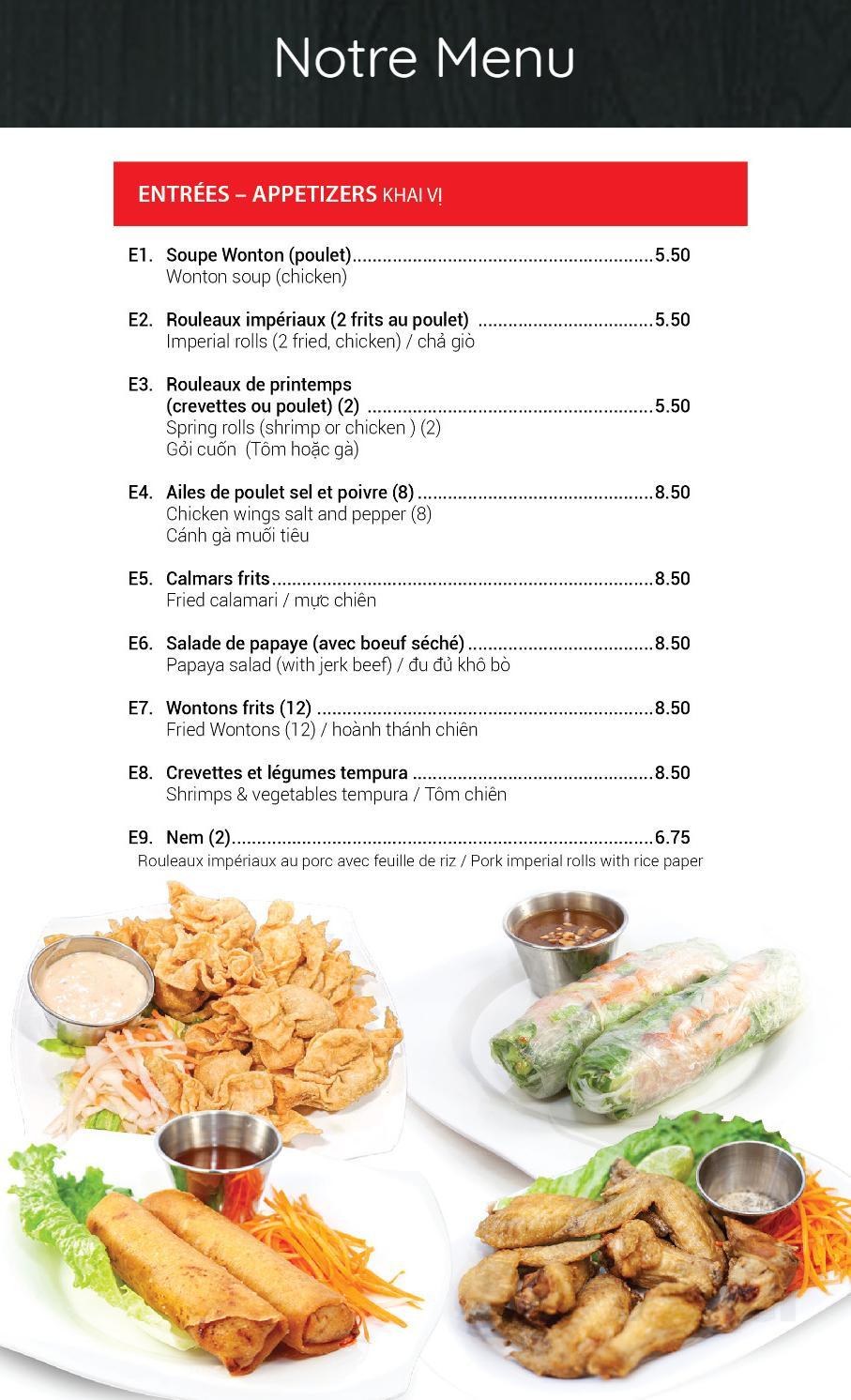 Miss Pho menu in Montreal, Quebec H4R 1P8, Canada