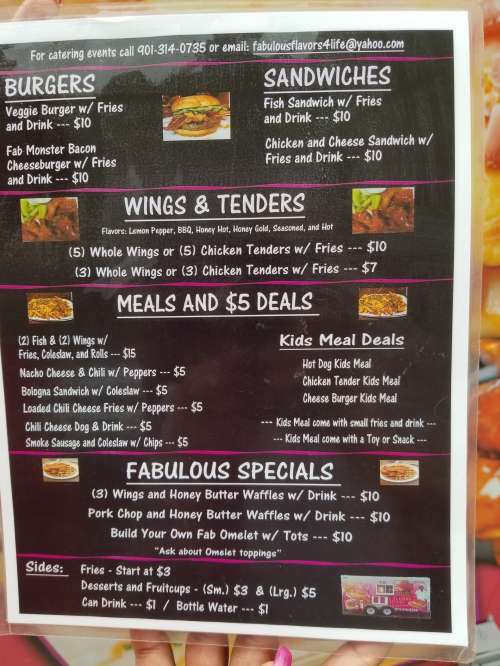 Memphis Food Truck Park menu in Memphis, Tennessee, USA