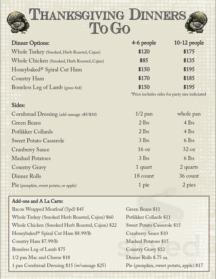The Draper Mercantile and Trading Company menu in Draper, Virginia, USA