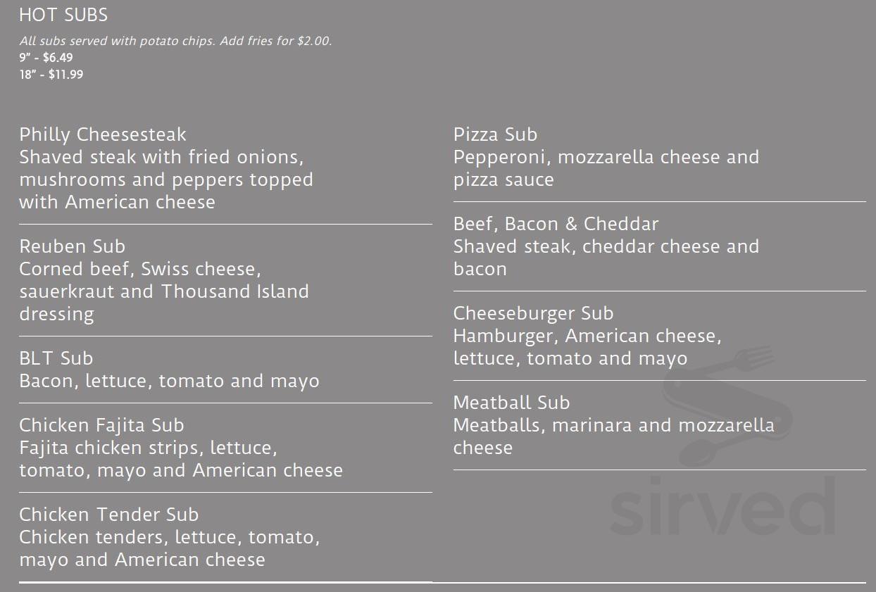 Munchies Dining menu in Eldred, Pennsylvania, USA