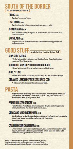 Sip 'n Dip Lounge (1962) menu in Great Falls, Montana, USA