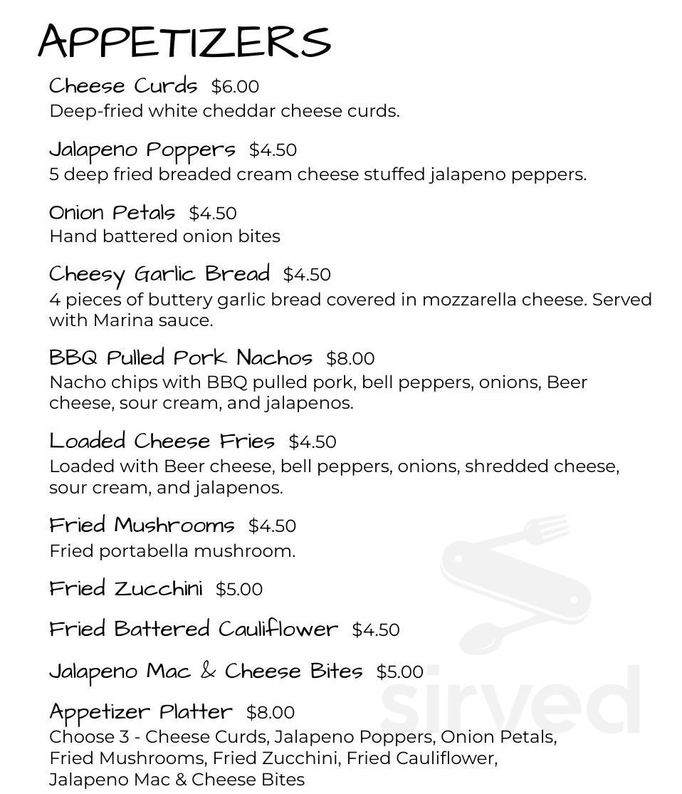 Menu for Hawg Diner in Vandalia, Illinois, United States