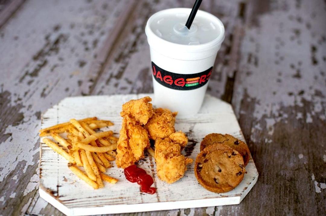 Jaggers menu in Indianapolis, Indiana, USA