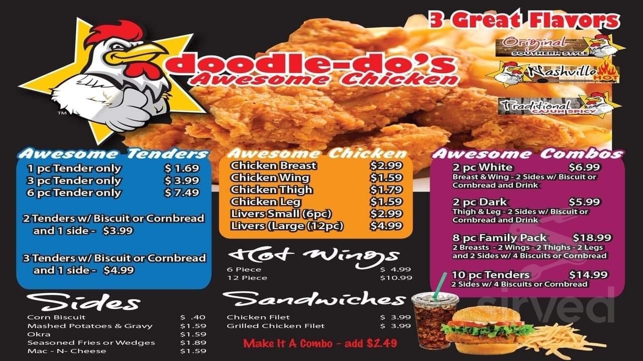 Menu for Taco 'Bout It in Calera, AL | Sirved