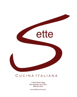 Menu for Sette in Bernardsville, NJ | Sirved