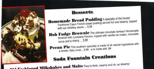 Menu for Hub City Diner in Lafayette, LA | Sirved