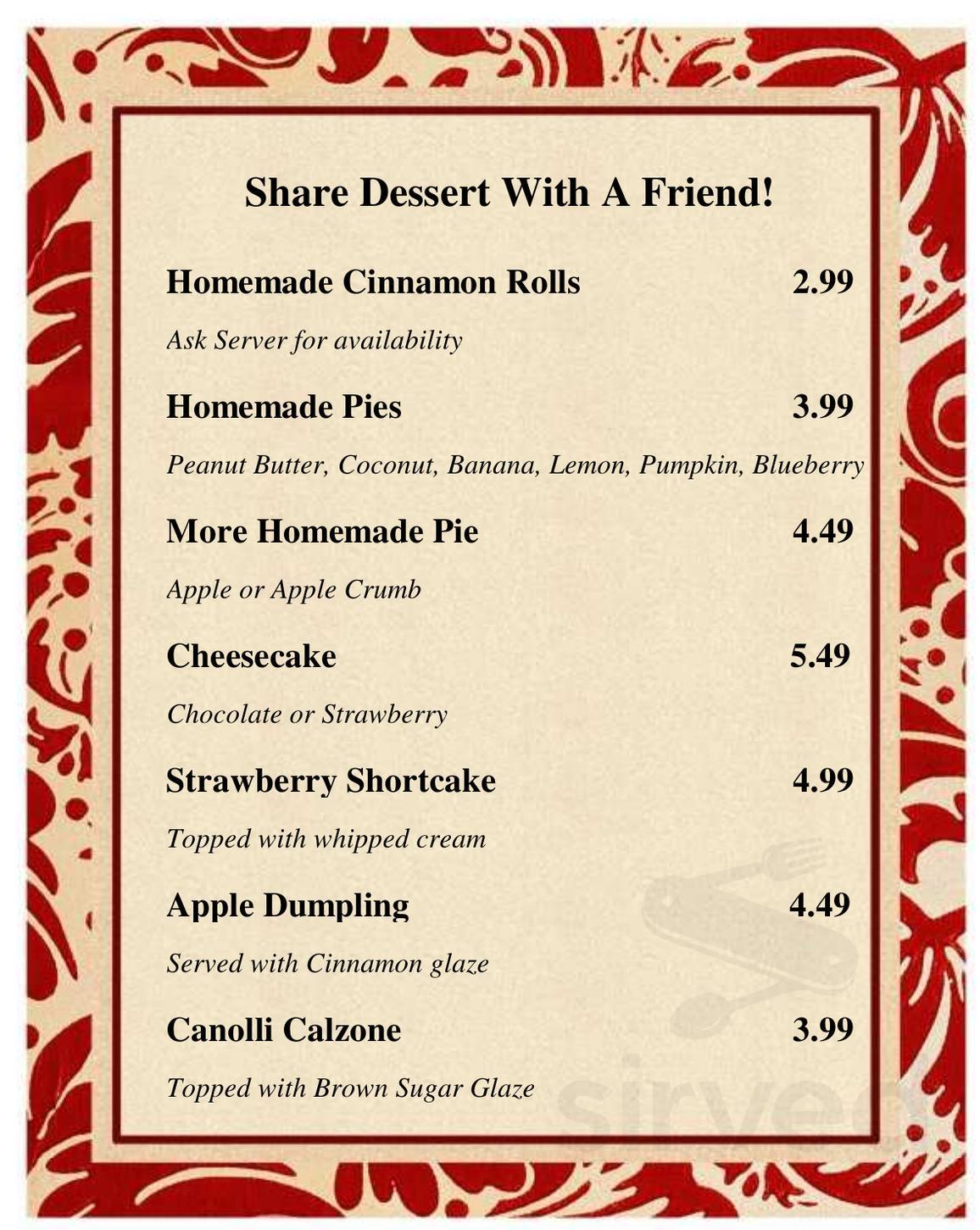 Pizza Palace Plus menu in Emporium, Pennsylvania, USA