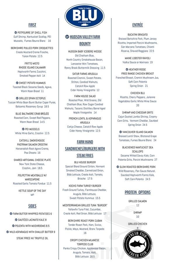 Lake House Restaurant and Bar menu in Mahopac, New York, USA
