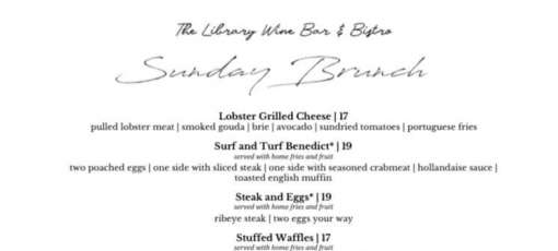 Menu for The Library Wine Bar and Bistro in Wallingford, CT | Sirved