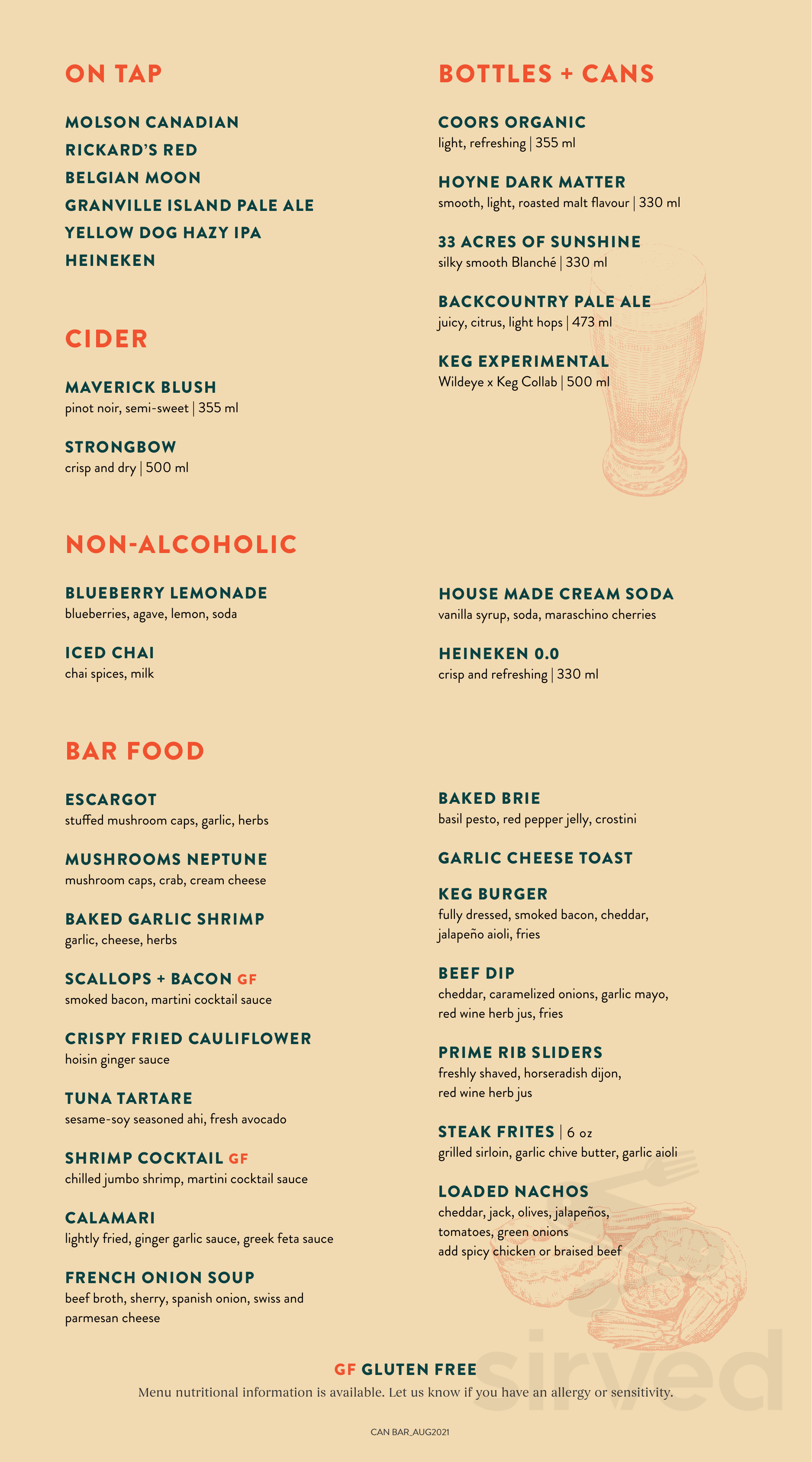 The Keg Steakhouse Bar Brantford Menu In Brantford Ontario Canada The Keg Steakhouse Bar Brantford Menu In Brantford Ontario Canada