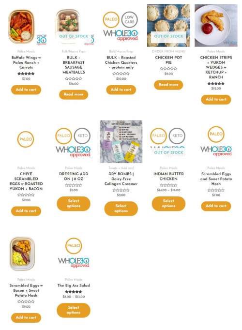 Stella's Kitchen on Williams menu in Portland, Oregon, USA