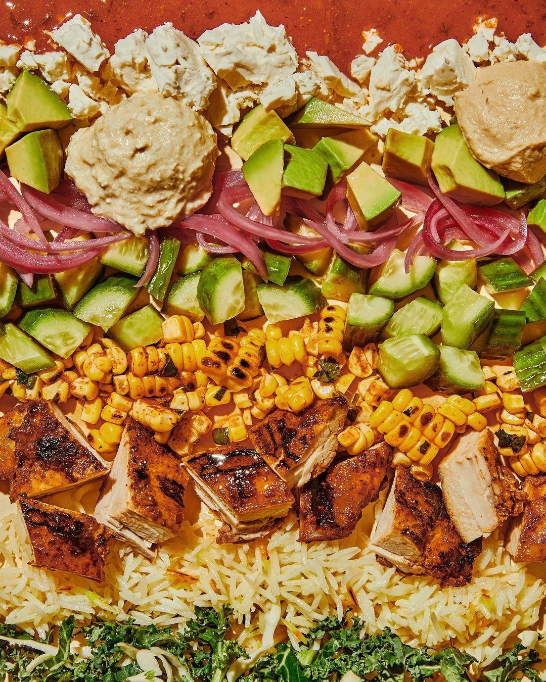 CAVA menu in Houston, Texas, USA