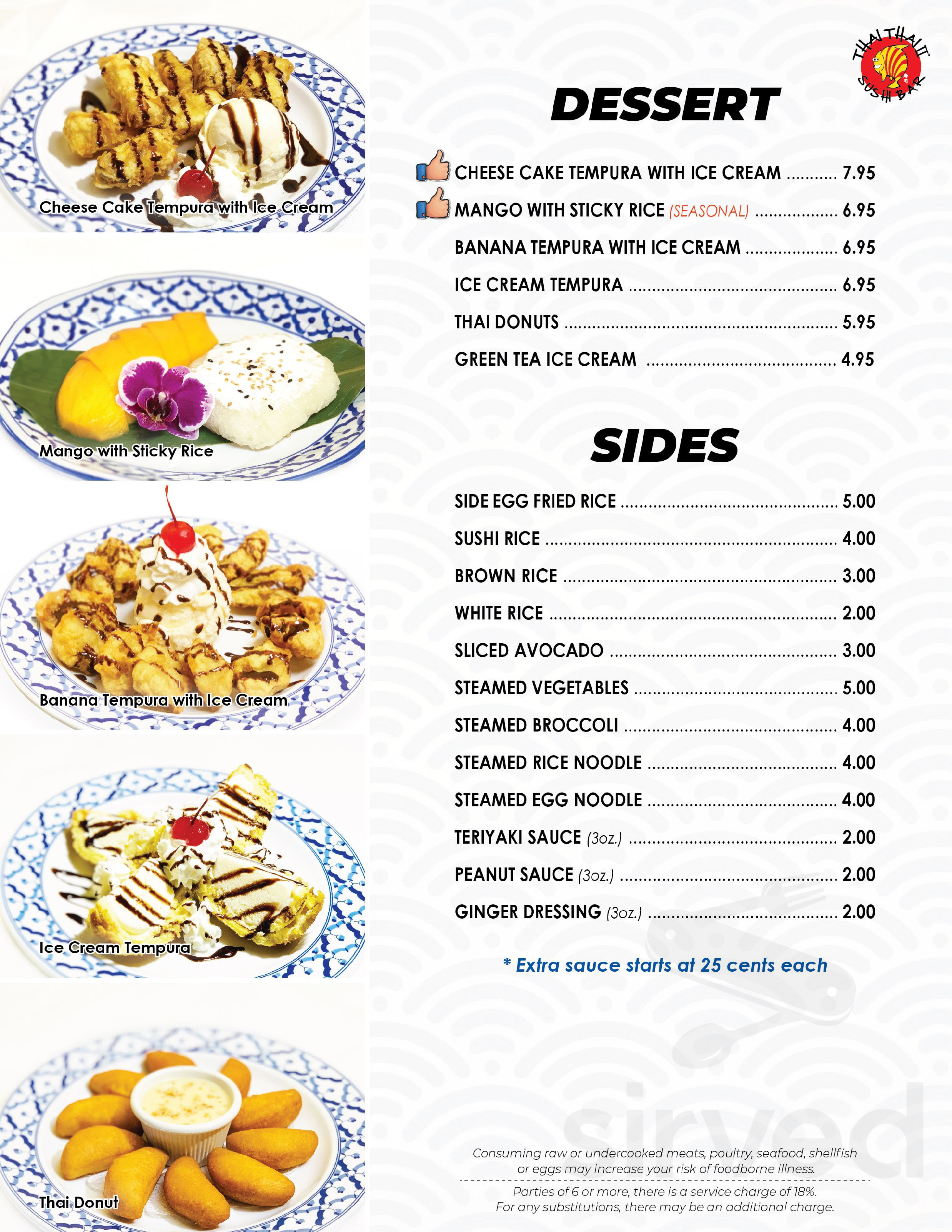 Thai Thai II menus in Indialantic, Florida, United States