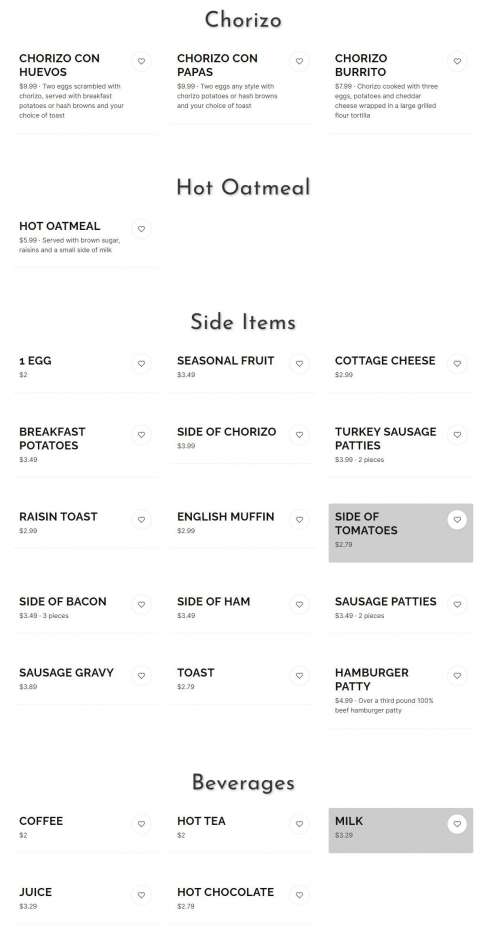 The Crooked Putter Restaurant & Pizzeria menu in Sun City West, Arizona ...