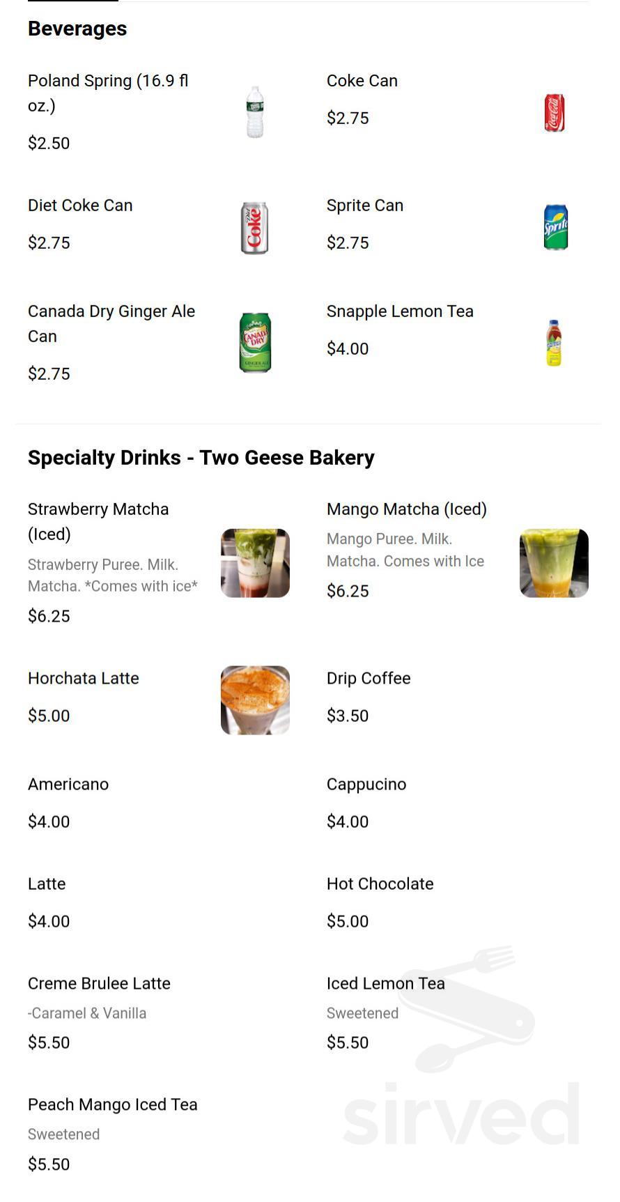 Eatwell menu in New York, New York, USA