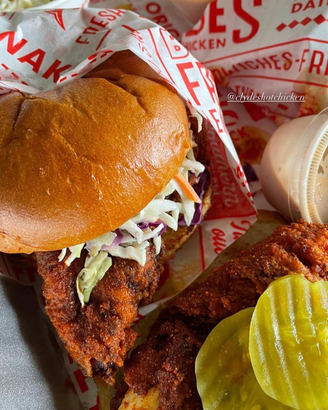 Clyde's Hot Chicken menu in Montclair, California, USA