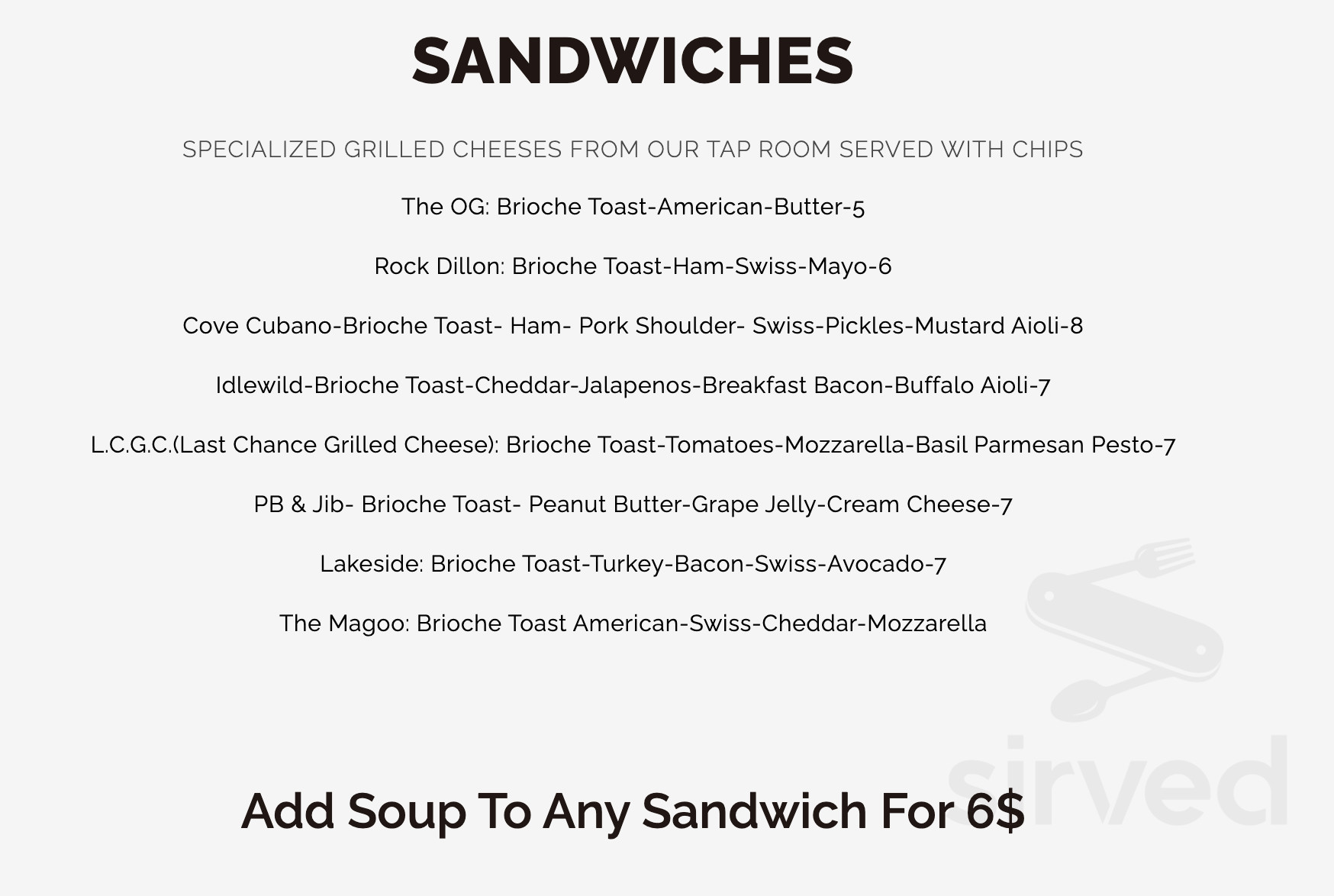 Last Chance Pizza menu in Dillon, Colorado, USA