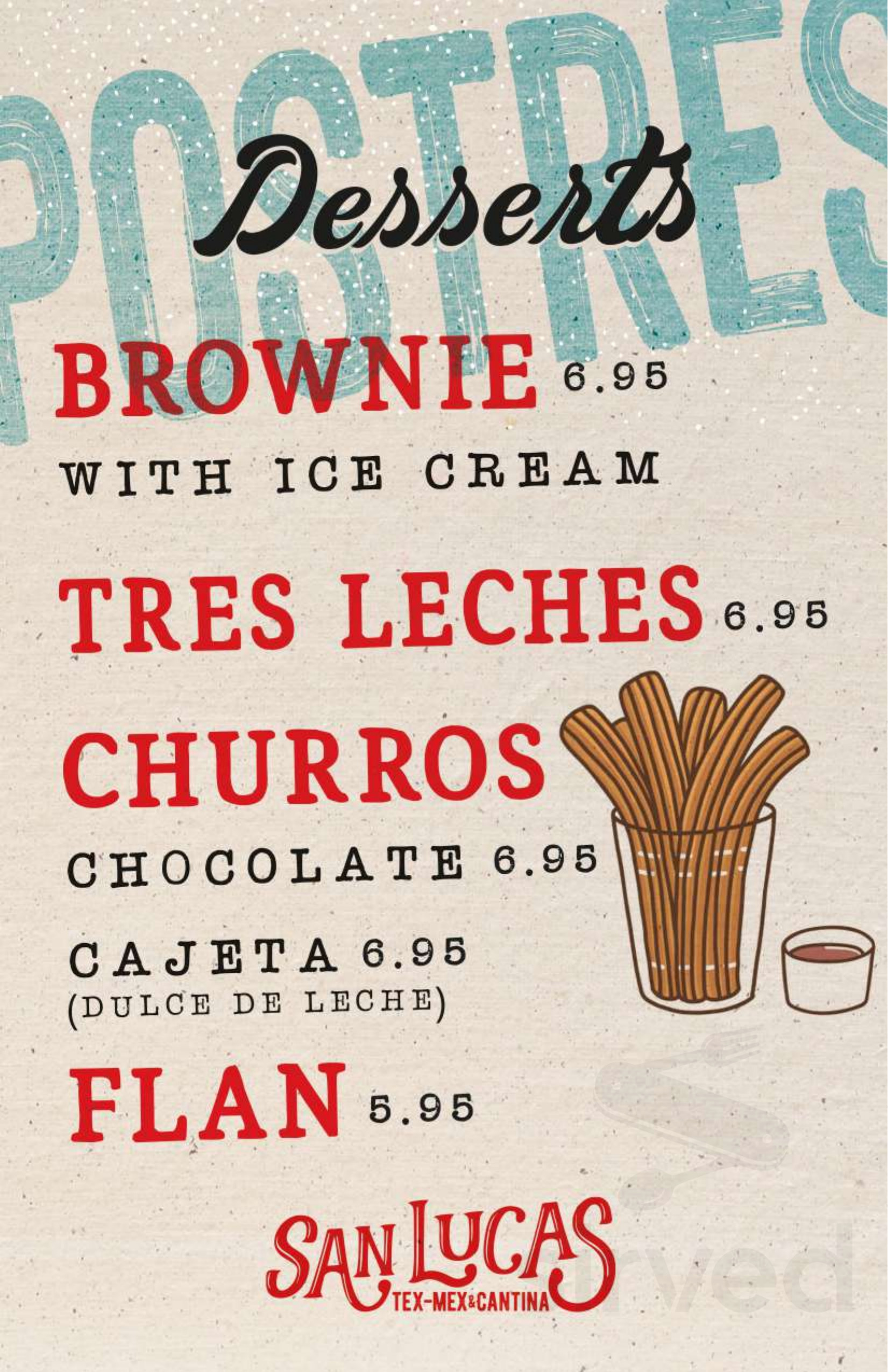 San Lucas Tex Mex & Cantina menu in Grayson, Georgia, USA