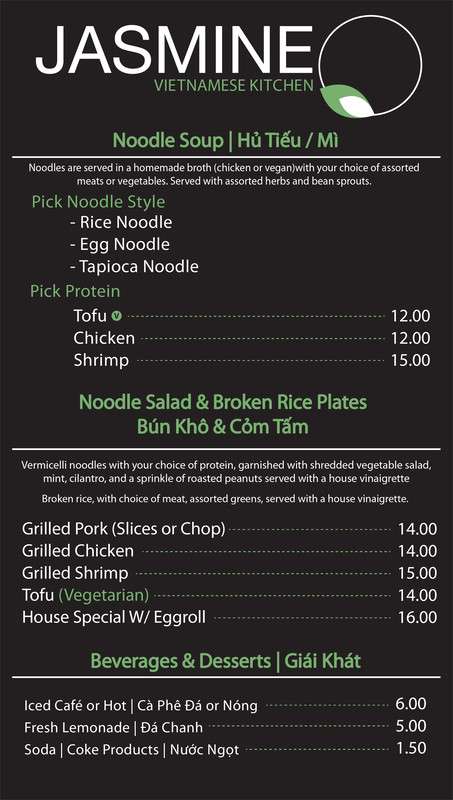 Jasmine Deli menu in Minneapolis, Minnesota, USA