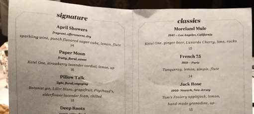 Menu for Cru Uncorked in Moreland Hills, OH | Sirved