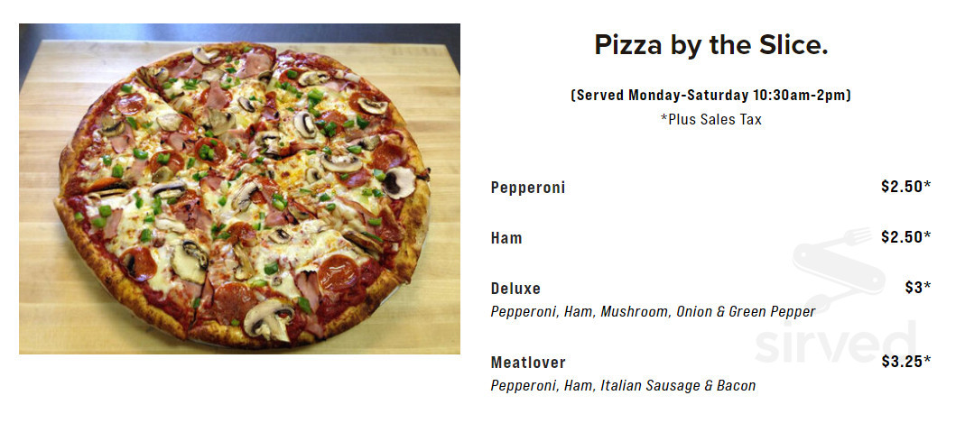 DJ'S Pizza Pub menu in Hudsonville, Michigan, USA