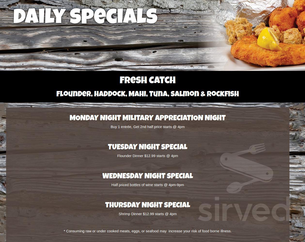 Lucky Oyster menus in Virginia Beach, Virginia, United States