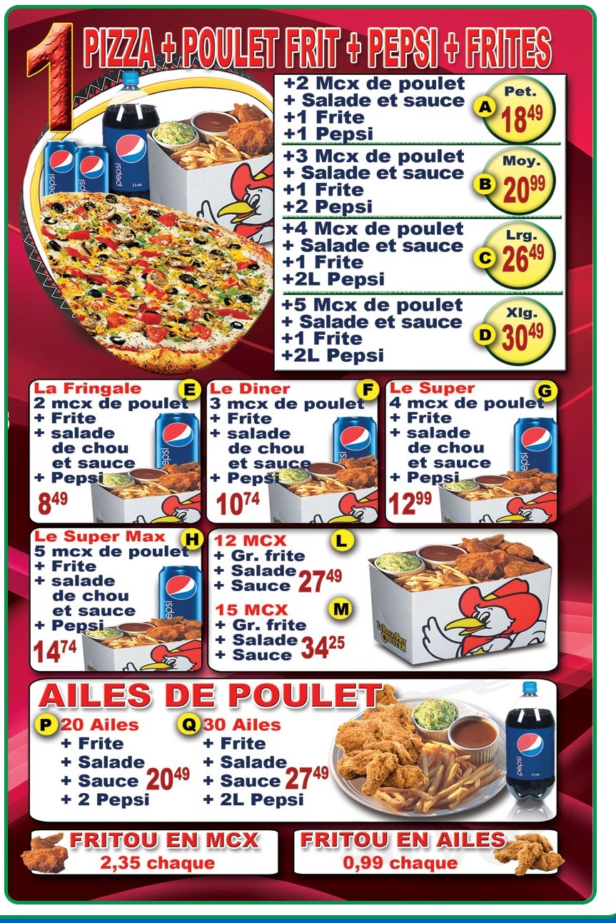 Pizza Welat menus in Montréal, Quebec, Canada