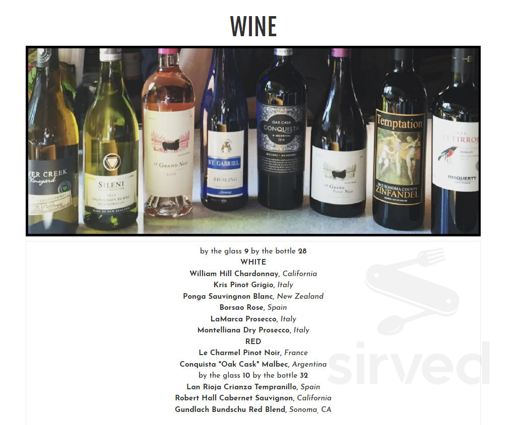 NOFO @ the Pig menu in Raleigh, North Carolina, USA