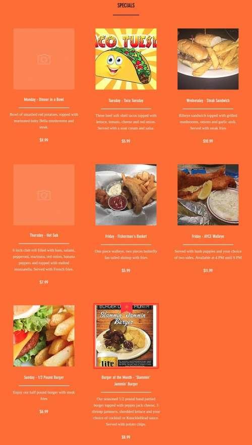 Knuckleheads Sports Bar-Grill menu in Michigan City, Indiana, USA