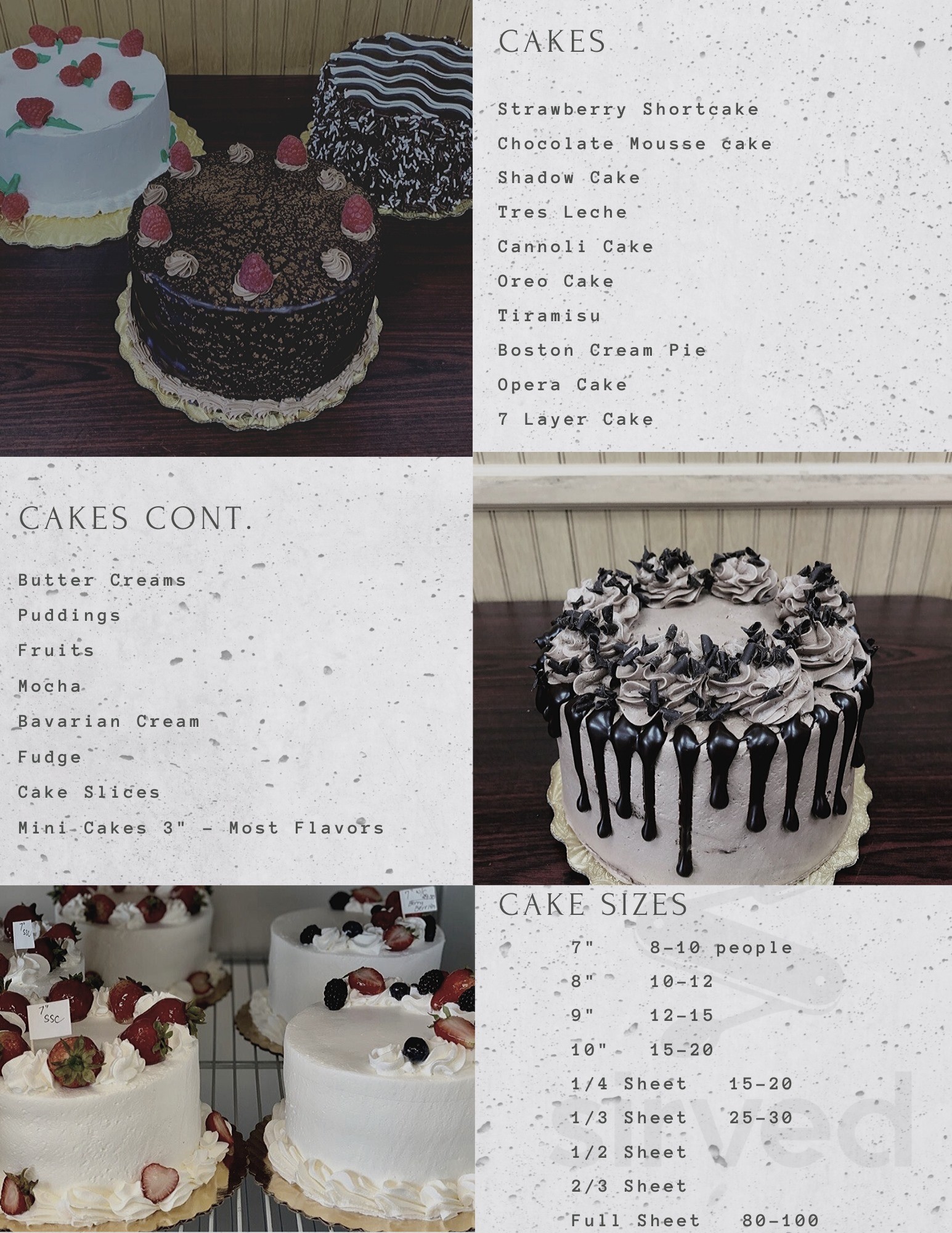 Beldotti Bakeries menu in Stamford, Connecticut, USA