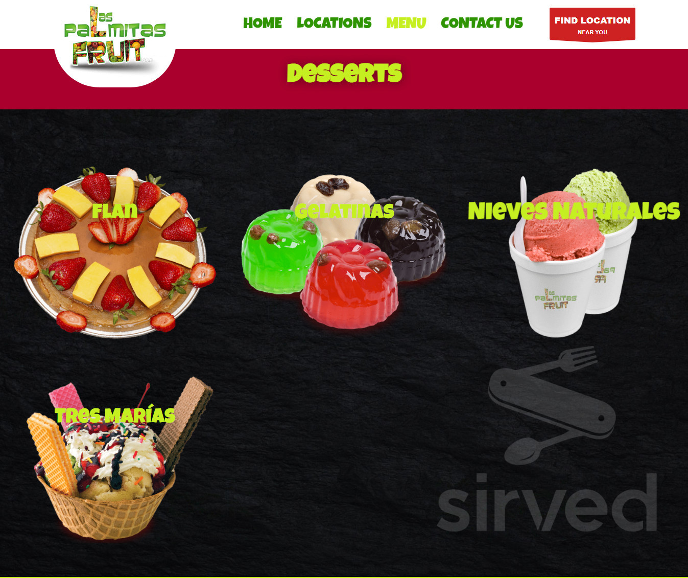 Las Palmitas Fruit menu in Carson, California, USA