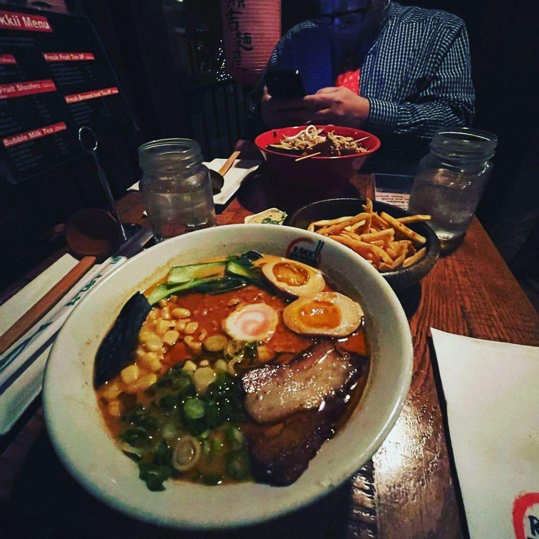 Rakkii Ramen menu in Doylestown, Pennsylvania, USA